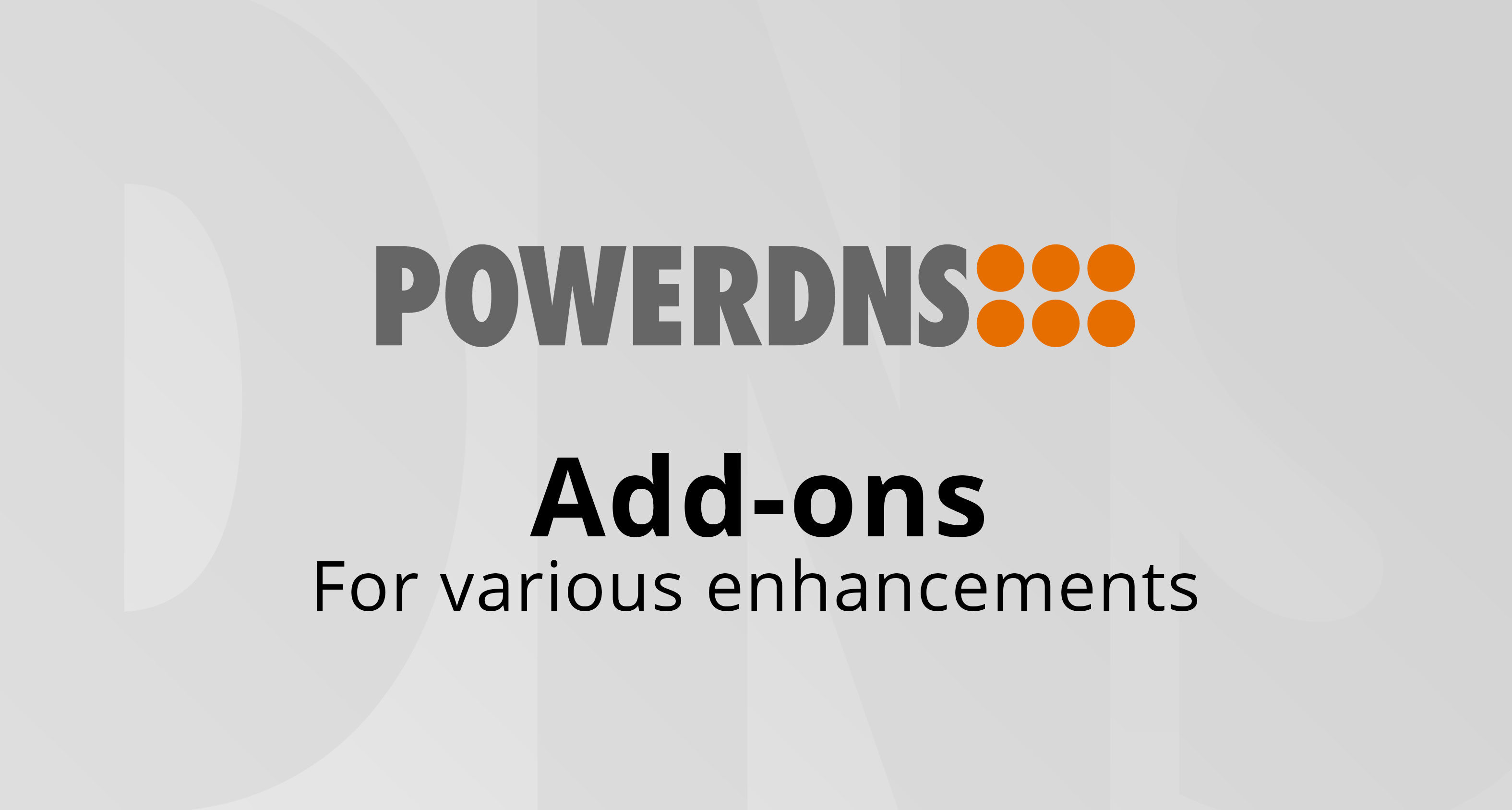 PowerDNS Add-ons